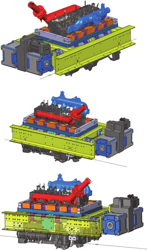 An Isometric View Of The Vcr Engine With Assembled With The Cylinder Download Scientific