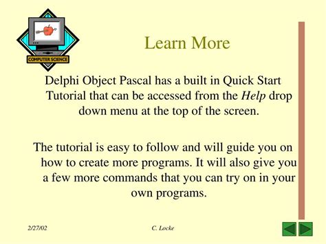Ppt Hello World Pascal Tutorial Powerpoint Presentation Free Download Id1215305