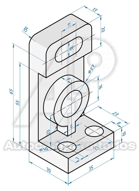 AutoCAD para todos Dibujo de sólidos D en AutoCAD Ejercicio