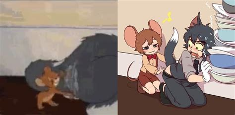 Rule 34 2boys 3 Artist Unknown Cat Cat Ears Gray Fur Imminent Anal