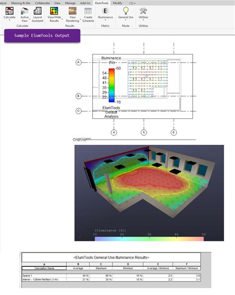 Lighting In Elumtools Vs Revit Lighting Analysts