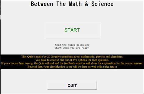 Math Science Quiz In Python With Source Code Source Code And Projects