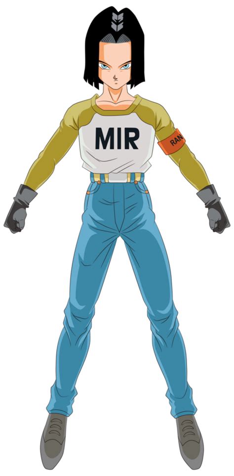 Android 17 Standing Pose Tournament Style 63062175 Png