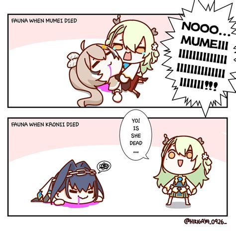 fauna When Mumei Died Ouro Kronii Ceres Fauna Церес Фауна