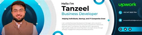 Muhammad Tanzeel Aslam Professional Freelancer Freelance Linkedin