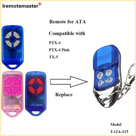 For Ata Ptx4 Herculift Garage Door Remote Control 43392mhzريموت كنترول