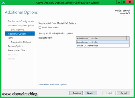 adding an additional windows 2012 domain controller in an existing