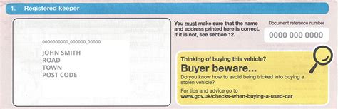 V5C The Vehicle Registration Certificate Scrap Car Comparison