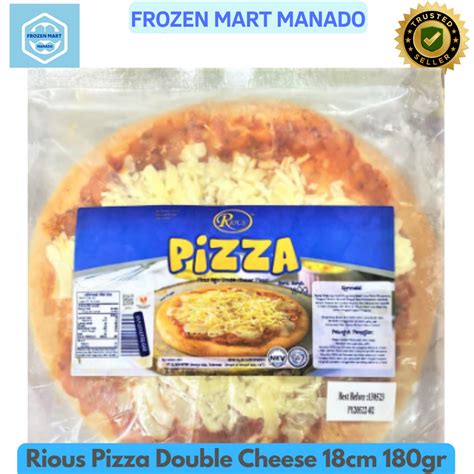 Jual Rious Pizza Double Cheese 18cm 180gr Frozen Mart Manado Frozen