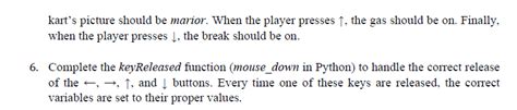 5 Modify The KeyPressed Function Mouse Down In Chegg