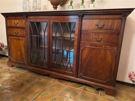 Anrichte Sideboard Kommode Esszimmer Stilmöbel Klassisch Mahagoni In