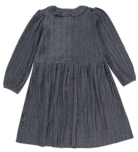Molo Kjole Plisseret Coralia Navy Sky Fri Fragt I Dk