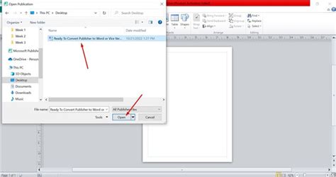 How To Convert Publisher To Word Or Vice Versa