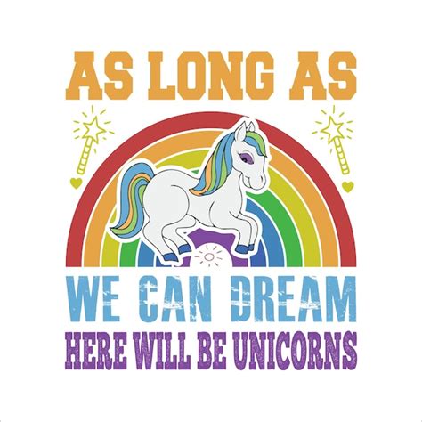 Premium Vector Unicoron For Typography Tshirt Design