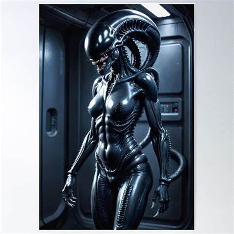 The Xenomorph Beauty Poster By Sqweel Xenomorph Beauty Posters Poster