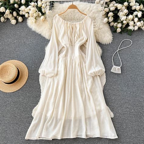 Nova Primavera Ver O Praia Estilo De F Rias Vestido Feminino Elegante