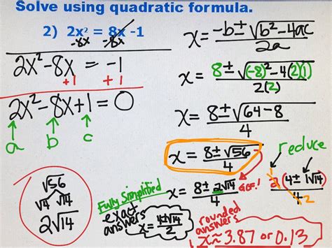 Showme Proof Quadratic Formula
