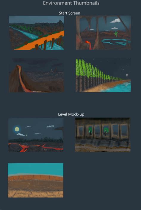 Environment Thumbnails By Dadiyo On Deviantart