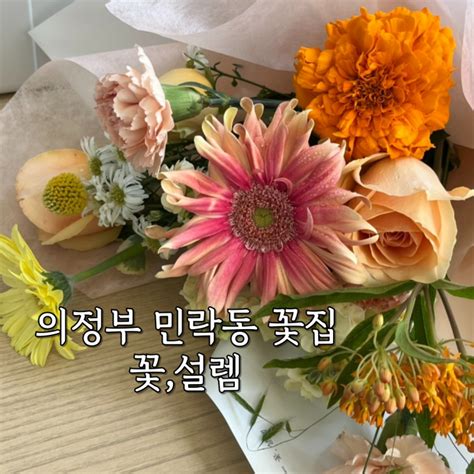 의정부민락동꽃집 꽃설렘 특별한 날 꽃다발 선물하기 좋은 곳 네이버 블로그