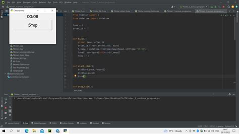 Python Tkinter Test Secondometer 3 Work From A Freelancers