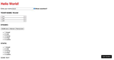Maverick Js Observables Examples CodeSandbox