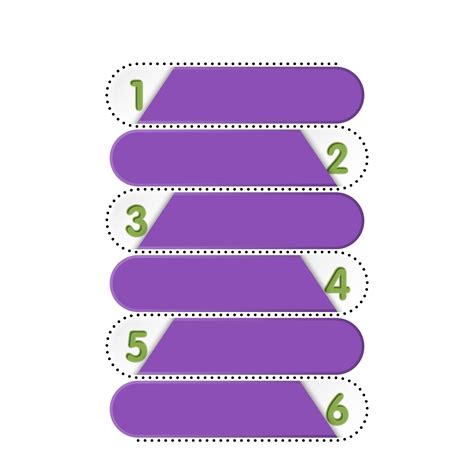 Infographic With 6 Steps Process Or Options 19979605 Png