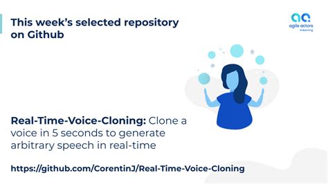 Real Time Voice Cloning Learning Actors