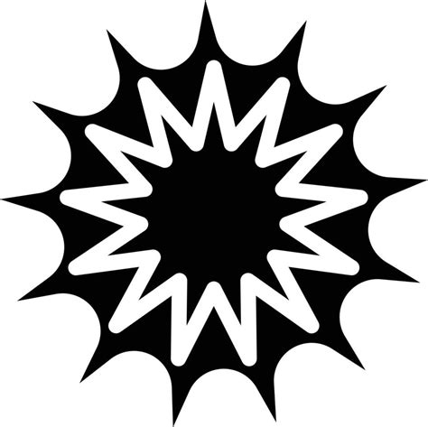 Explosion Vector Icon Style 22289009 Vector Art At Vecteezy