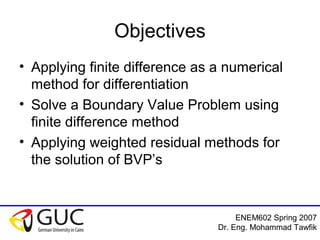 Boundary Value Problem Ppt Physics Science