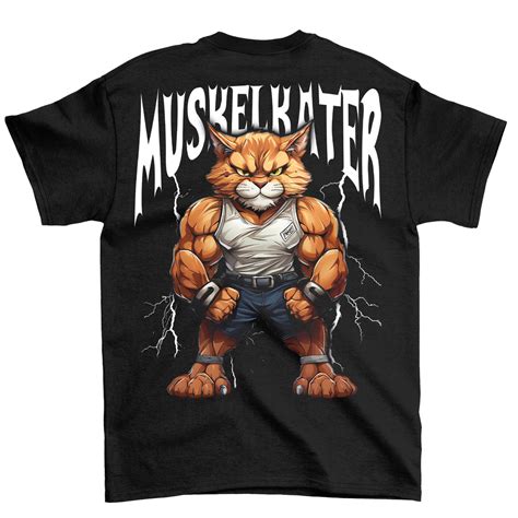 Muskelkater Backprint Shirt Goldenpump
