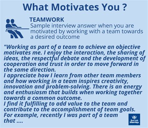 What Motivates You Interview Question And Example Answers Artofit
