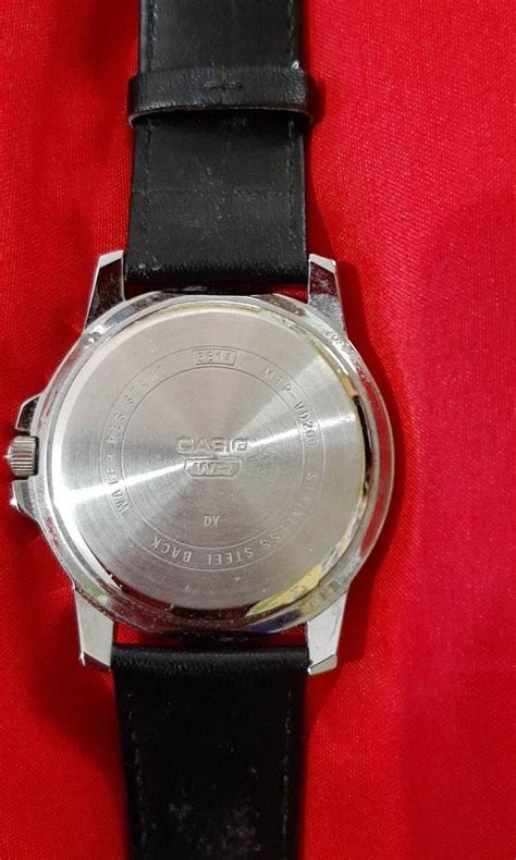 Casio WR Black Dial Watch, Men's Fashion, Watches & Accessories ...