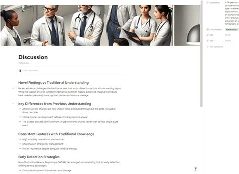 Comprehensive Notion Case Report Presentation Template Template
