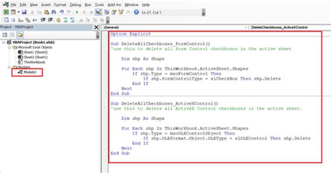 How To Delete Checkbox In Excel
