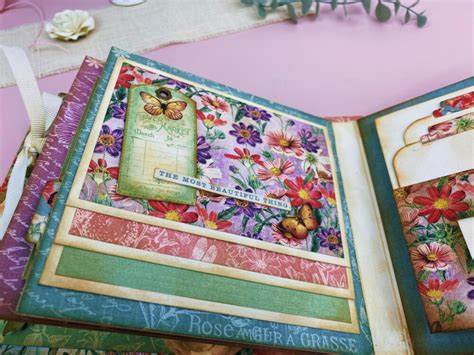 6×6 Mini Album Tutorial Graphic 45 Papers