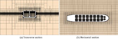 Mesh Section Of The Numerical Tank Download Scientific Diagram