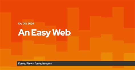 An Easy Web