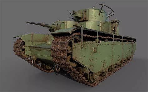 Soviet Heavy Tank T 35 3d Model Cgtrader