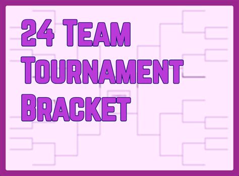 8 Team Single Elimination Bracket With Consolation