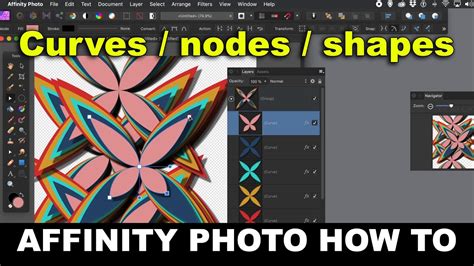 Affinity Photo Curves And Nodes From Shapes Designs Tutorial How To