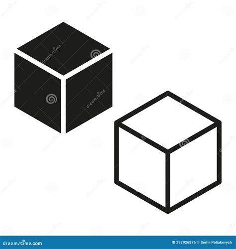 Isometric Cube Icon Vector Illustration Eps 10 Stock Vector