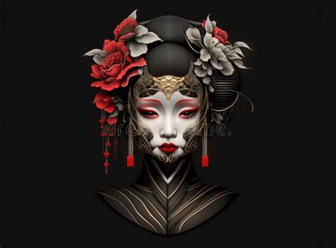 Robot Cyborg Geisha A Fusion Of Technology And Tradition Generative Ai