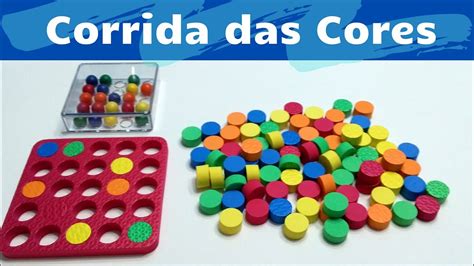 Como Jogar Corrida Das Cores Um Jogo De Agildiade YouTube