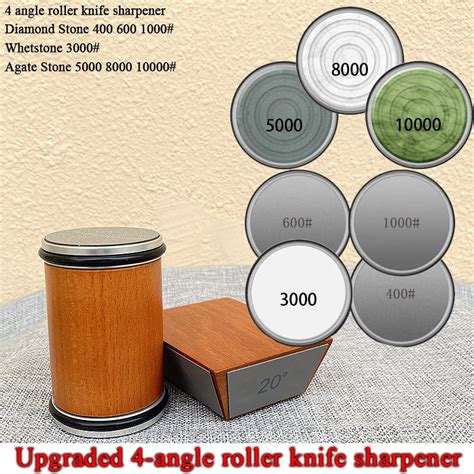 15 18 20 22 Fixed Angle Magnetic Rolling Knife Sharpener Diamond