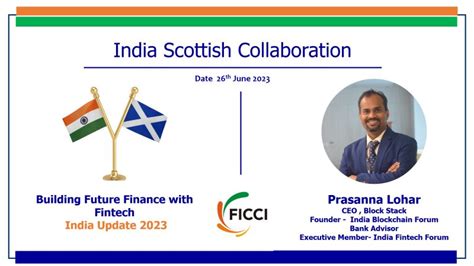Blockchain India Fintech Collaboration Finance Growth Knowledgesharing Prasanna Lohar