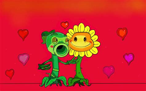 Pvz Peashooter X Sunflower By Megalon1337 On Deviantart