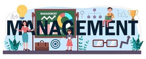 Premium Vector Management Typographic Header Humanities Education School Course