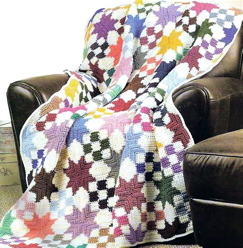 Star Blanket Colonial Style Scrap Crochet Blanket Throw Patchwork Beadspread Etsy Adobe