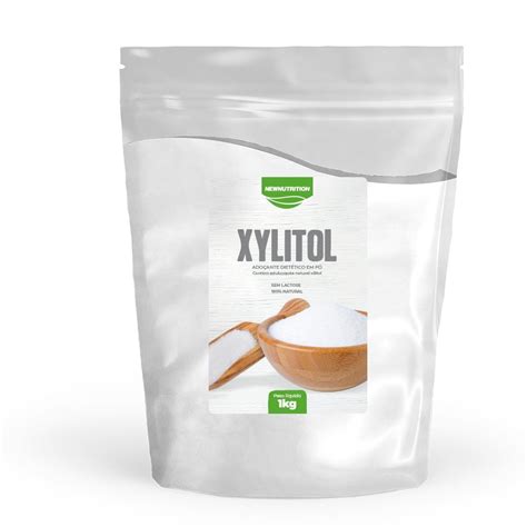 Adoçante natural Xylitol g g ou Kg NewNutrition