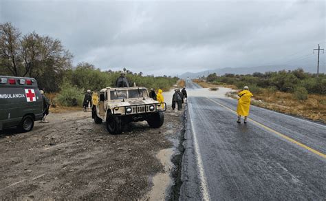 Baja California Sur Fallece persona por huracán Hilary